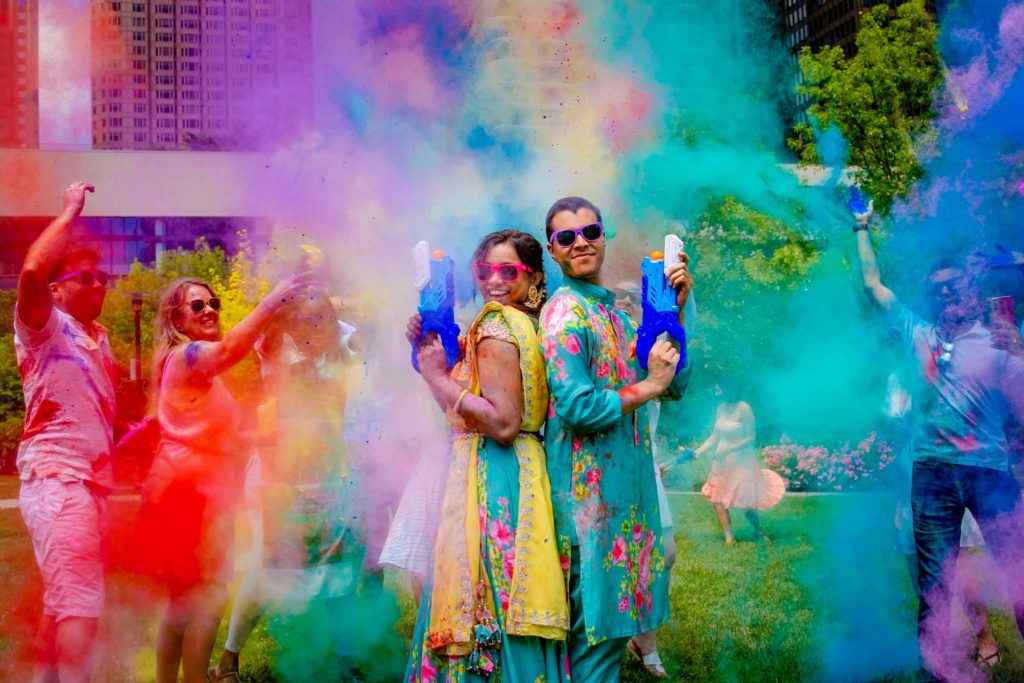 Holi wedding Party | Creative Captures Chicago