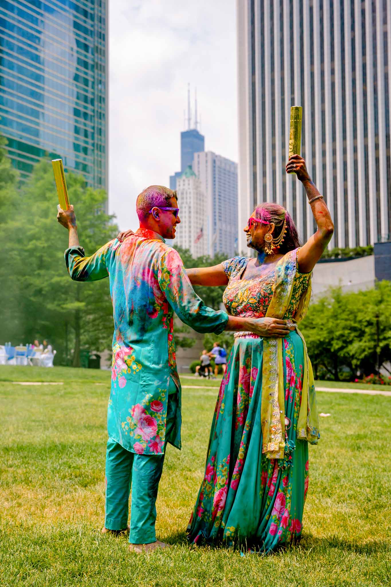 Holi wedding Party | Creative Captures Chicago